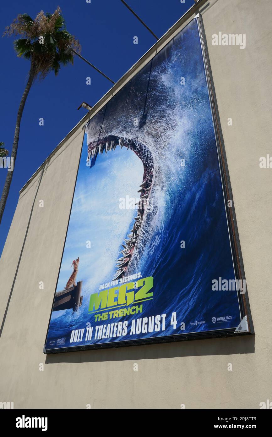 Los Angeles, California, USA 18th August 2023 Meg 2 The Trench ...