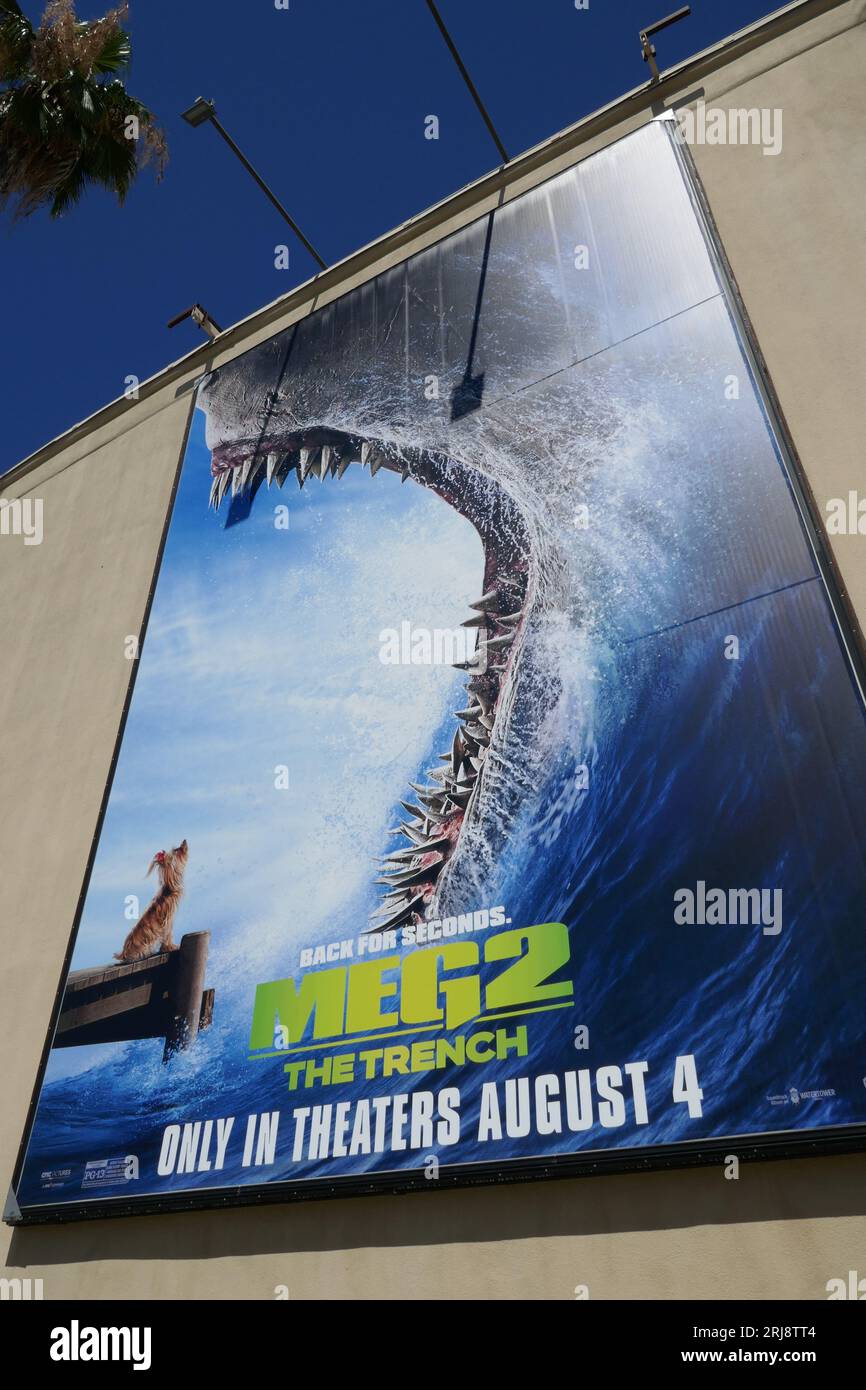 Los Angeles, California, USA 18th August 2023 Meg 2 The Trench ...
