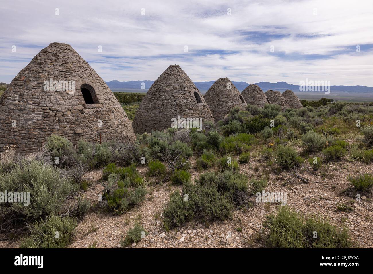 These behave shaped charcoal ovens were used from 1876 to 1897 to make ...