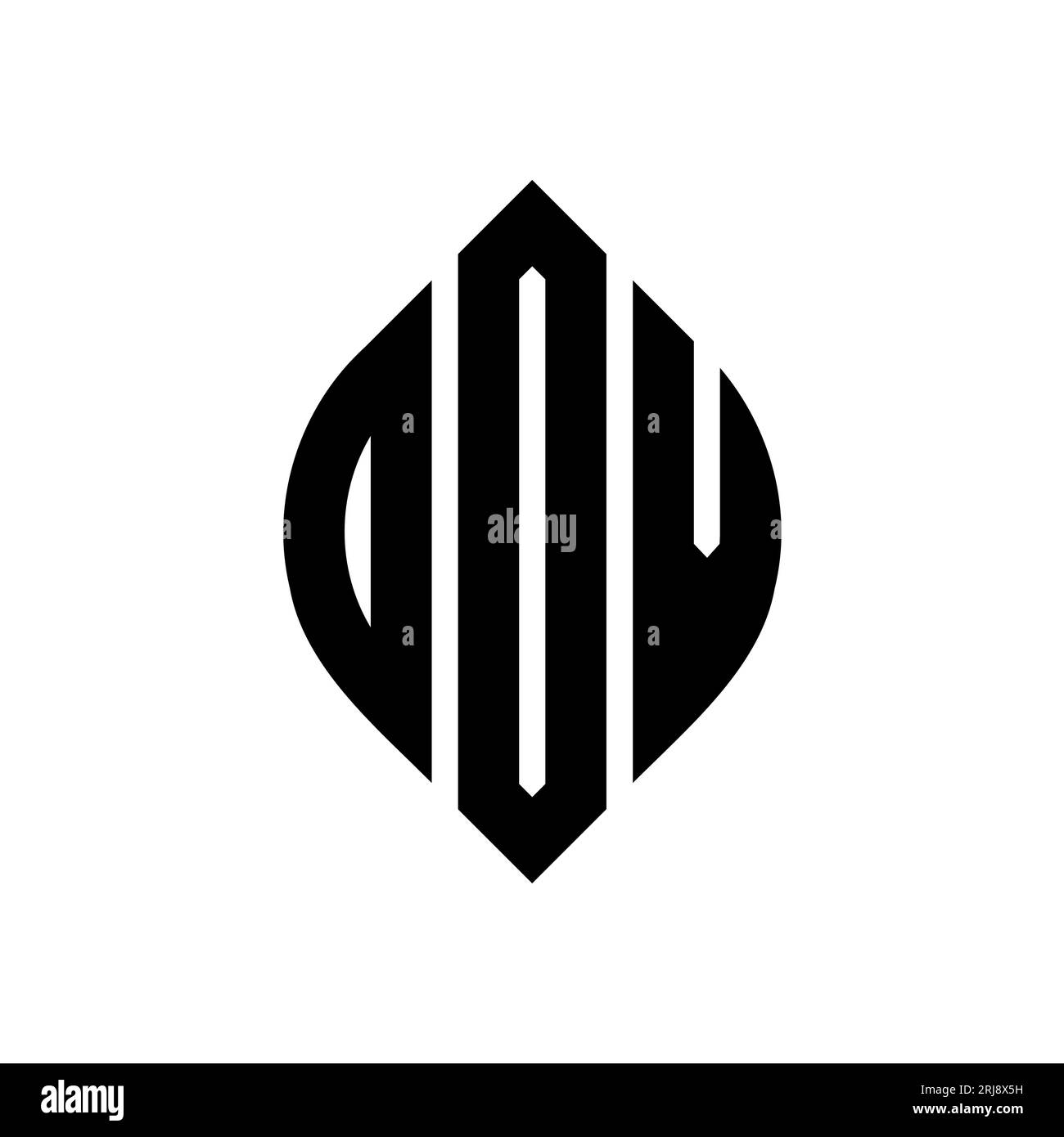 DDV circle letter logo design with circle and ellipse shape. DDV ...