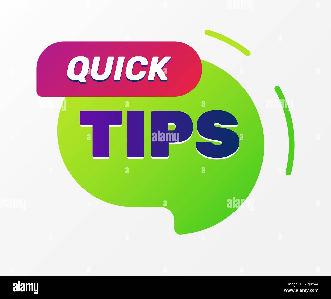 Quick tips poster design Stock Vector Image & Art - Alamy