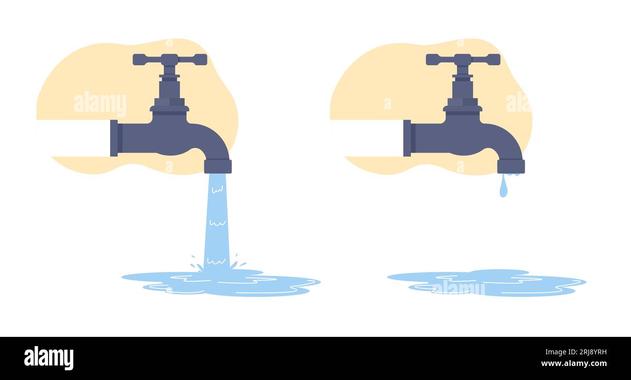 Stopcock open closed Stock Vector Images - Alamy