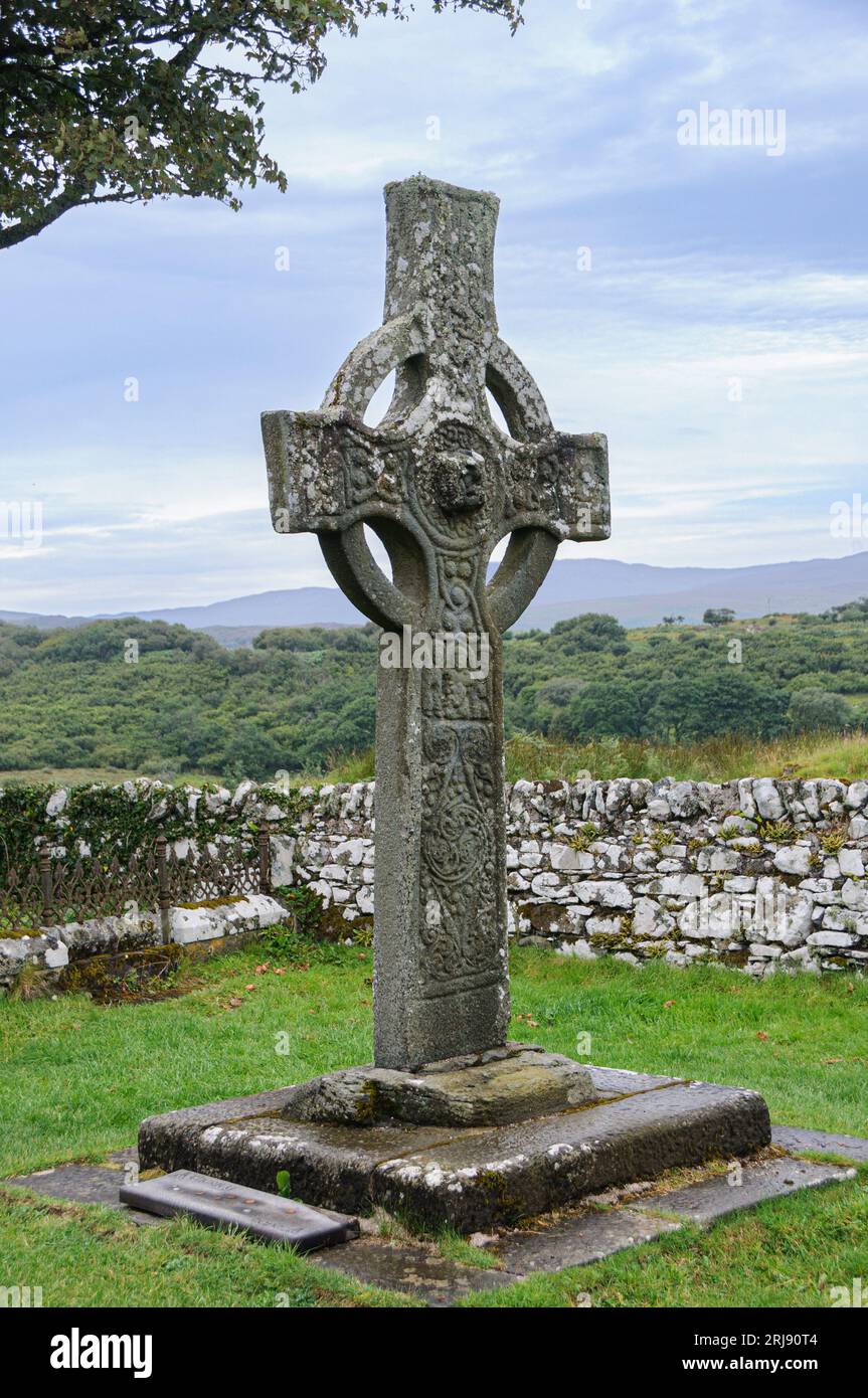 The Kildalton Cross is a monolithic high cross in Celtic cross form in ...