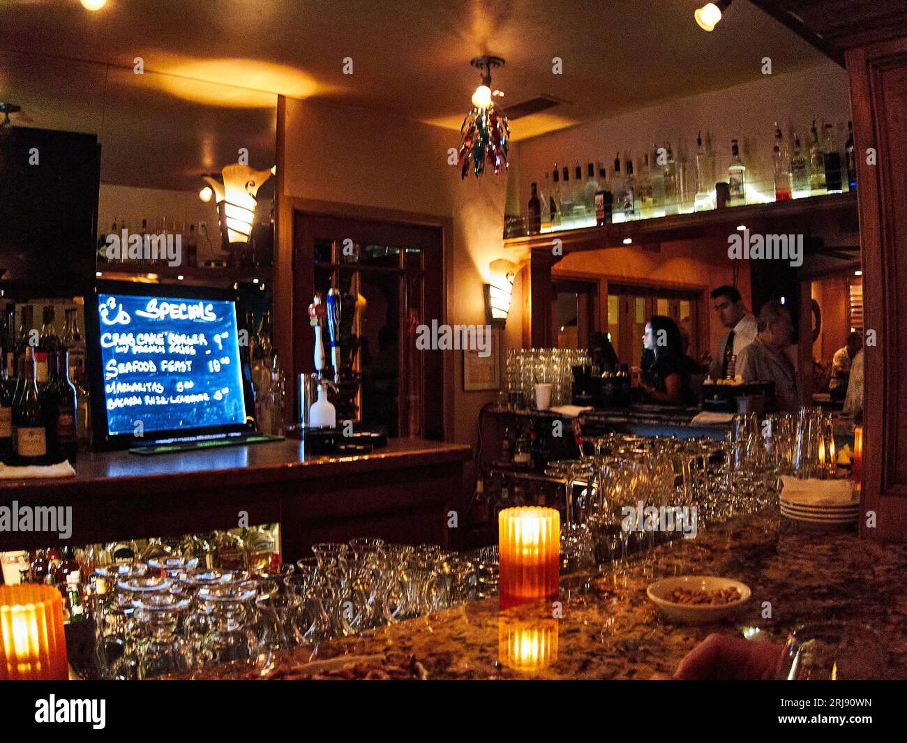 Palm Springs, California, USA. 29th July, 2010. The bar at Sammy G's ...