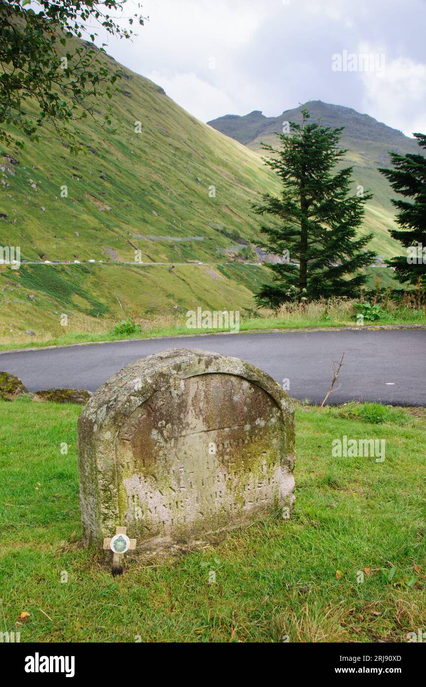 The Rest And Be Thankful is the highest point on the A83 road. This ...