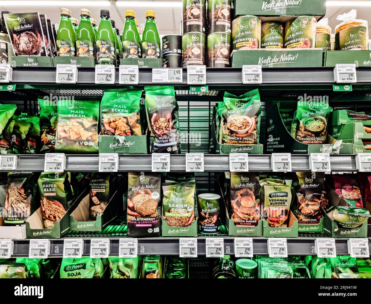 HUETTENBERG, HESSE, GERMANY 12 05 2022: Arrangement of organic and ...