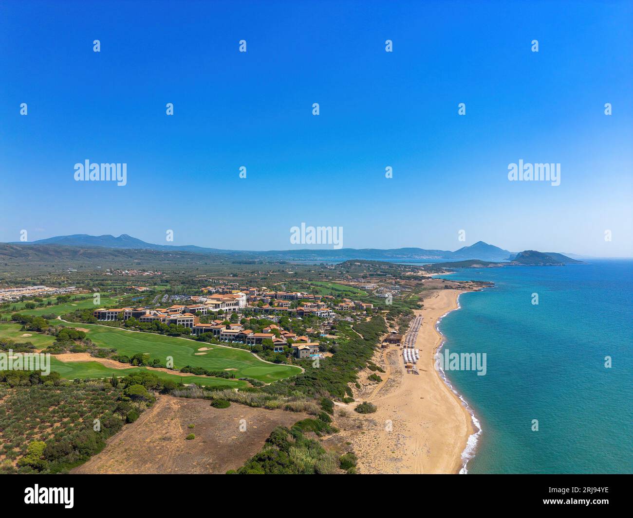 Costa navarino beach hi-res stock photography and images - Alamy