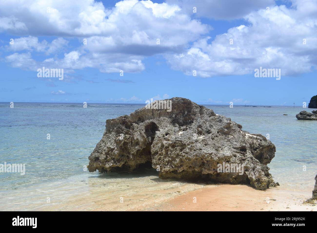 Guam's coastal masterpiece: Beaches adorned with boulders and lush ...