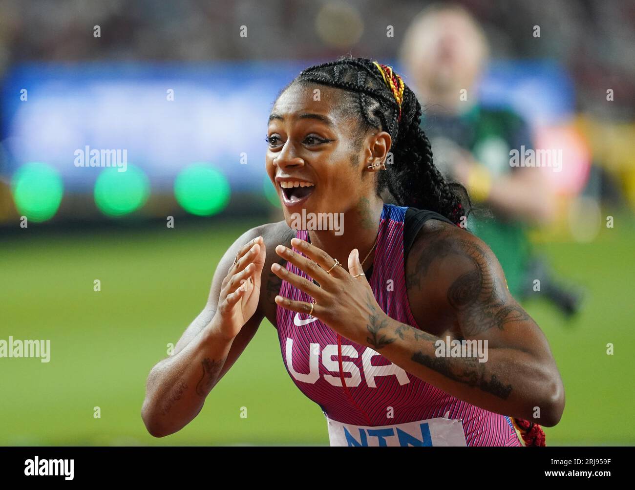 Sha Carri Richardson (USA) fastest woman on 100m during the 19th ...
