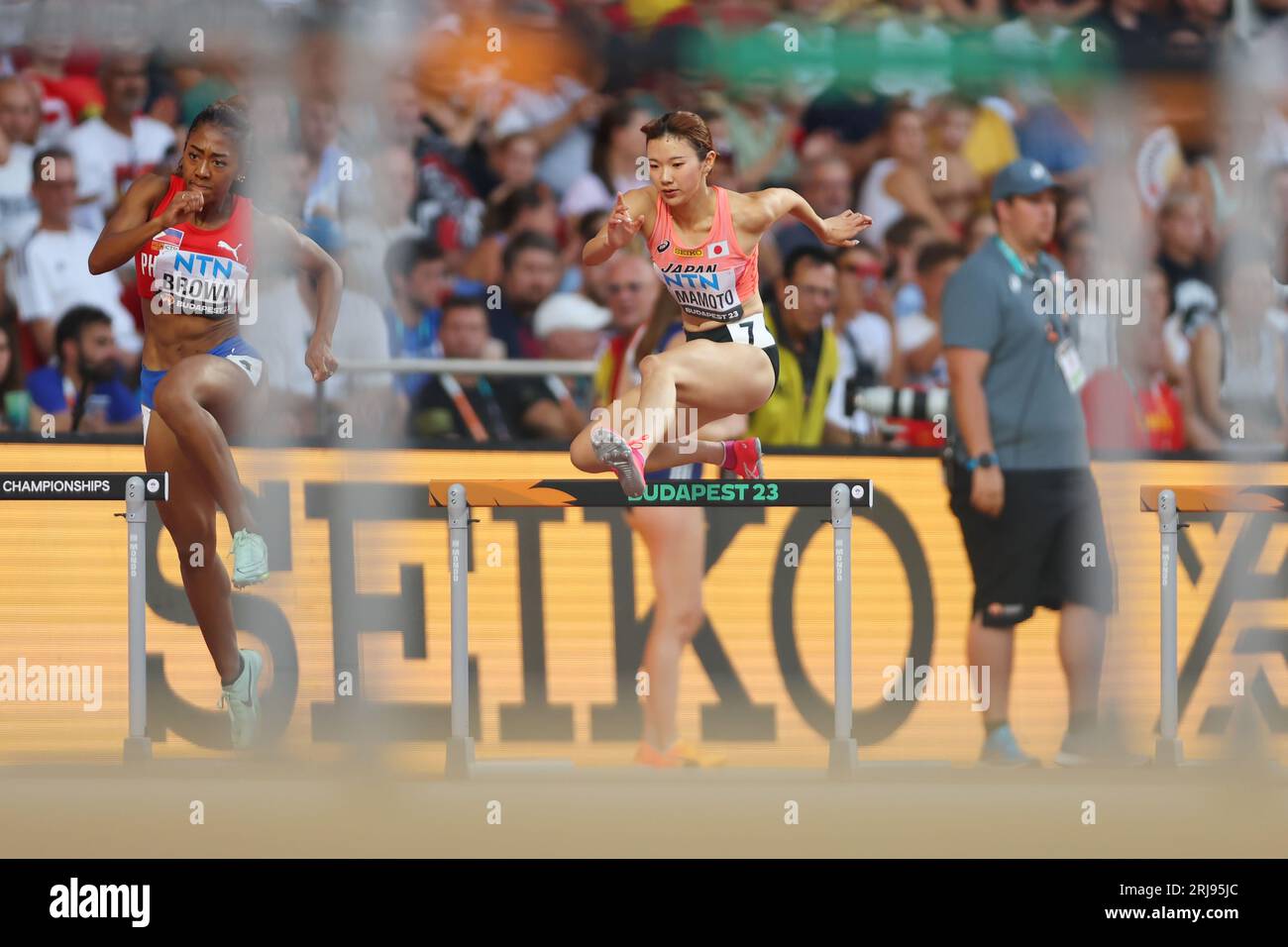 National Athletics Centre, Budapest, Hungary. 21st Aug, 2023. Ami Yamamoto (JPN), AUGUST 21 ...