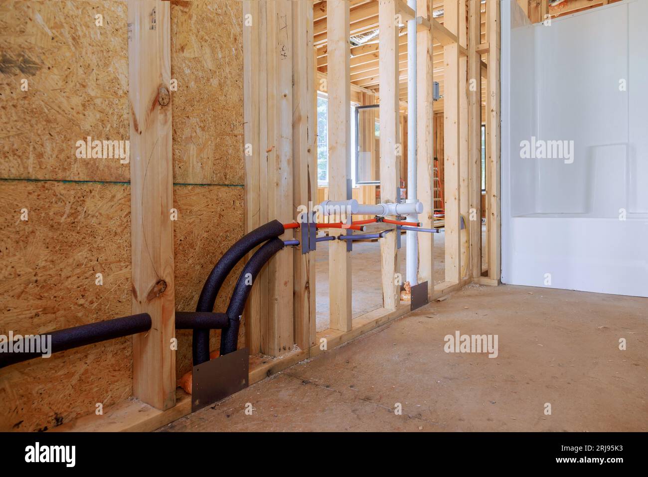 Plumbing rough in hi-res stock photography and images - Alamy