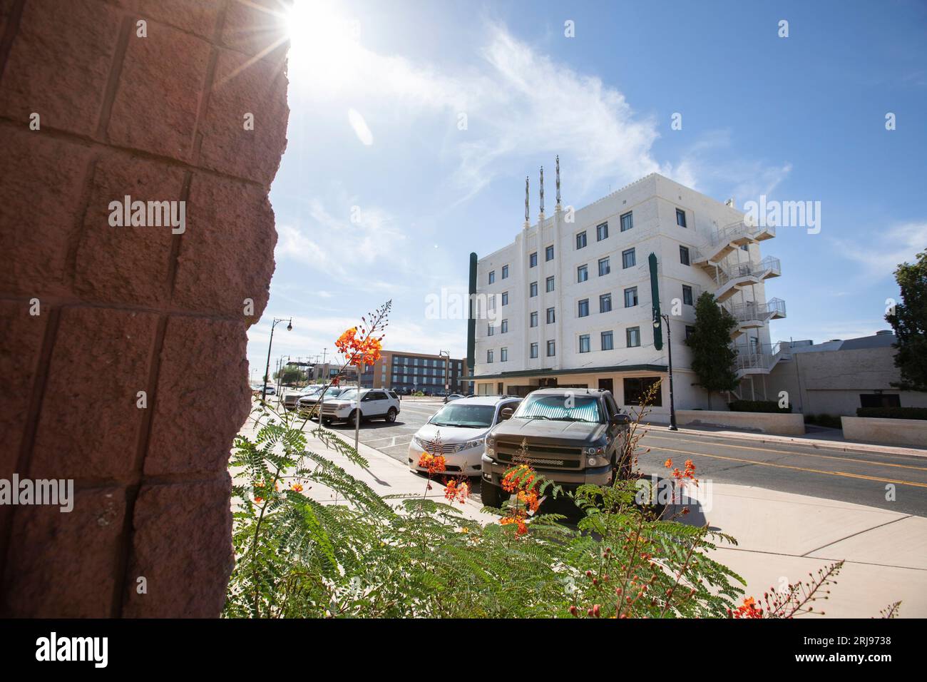 Yuma, Arizona, USA - May 27, 2022: Afternoon sun shines on the ...