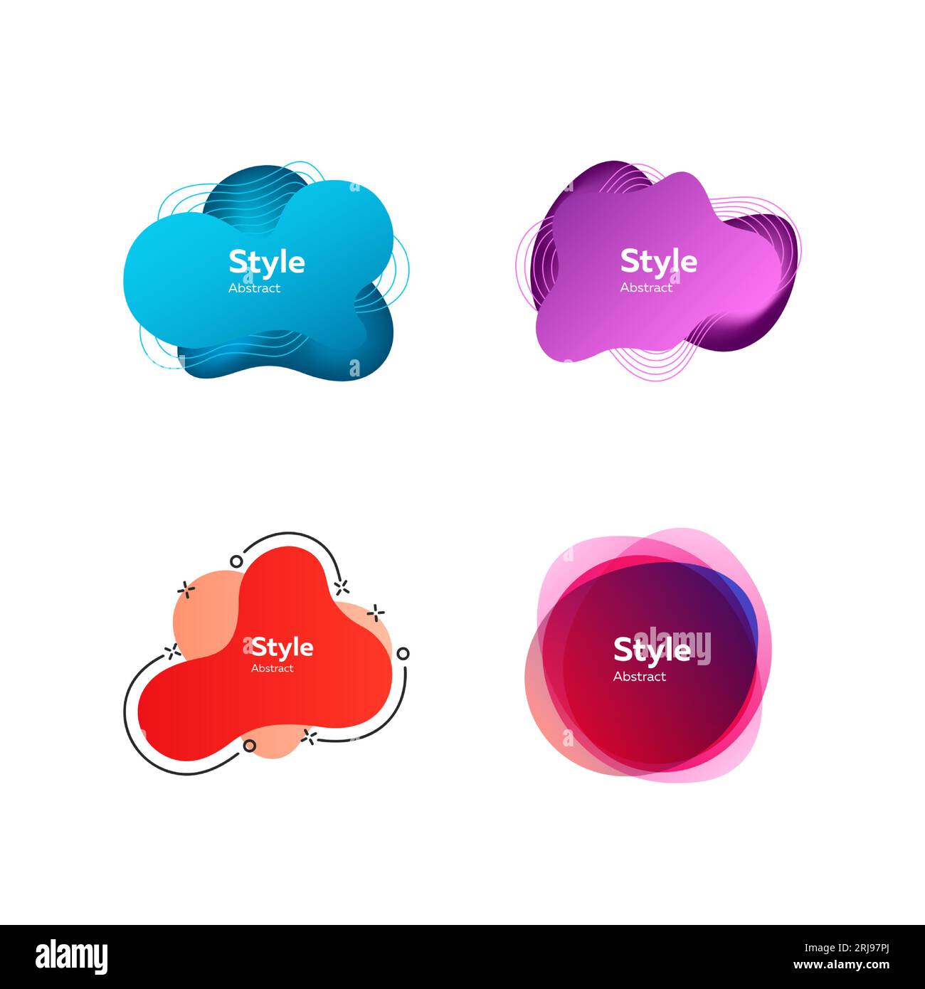 Dynamical colored forms flowing Stock Vector Images - Alamy