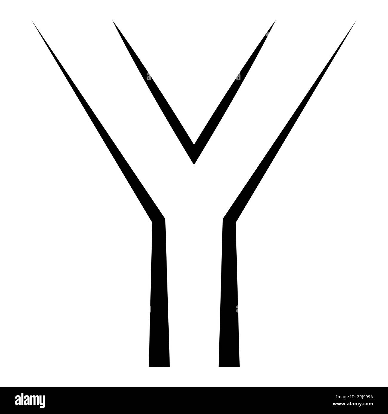 Y logo studio, letter y design icon logotype technology font Stock ...