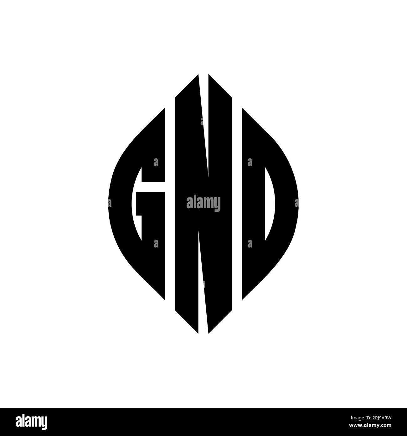 Gnd logo design Cut Out Stock Images & Pictures - Alamy