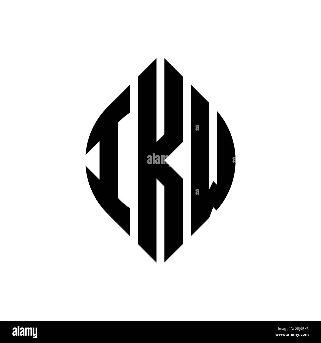 Ikw logo design hi-res stock photography and images - Alamy
