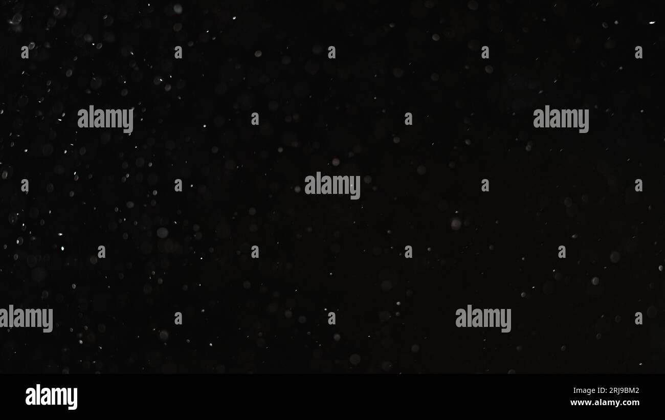 Snow background grain texture overlay blur flakes Stock Photo - Alamy