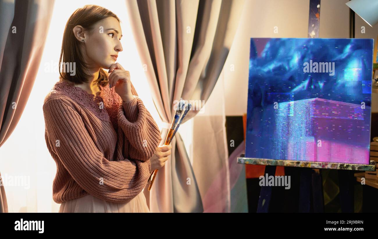 Nft painting hi-res stock photography and images - Alamy