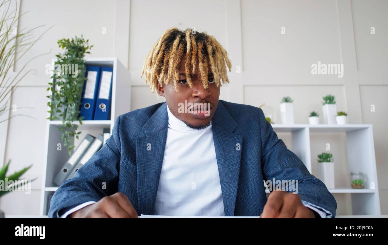 Man virtual call angry hi-res stock photography and images - Alamy