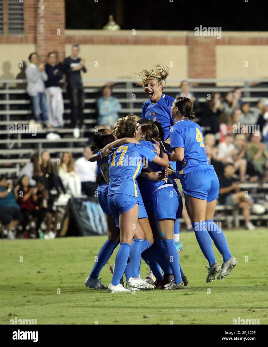 August 17, 2023 - UCLA Bruins forward Ally Cook #33 put her squad ahead ...