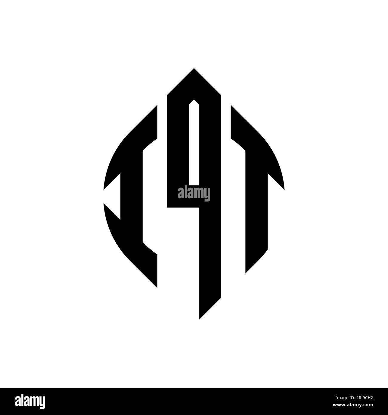 Iqt logo design hi-res stock photography and images - Alamy