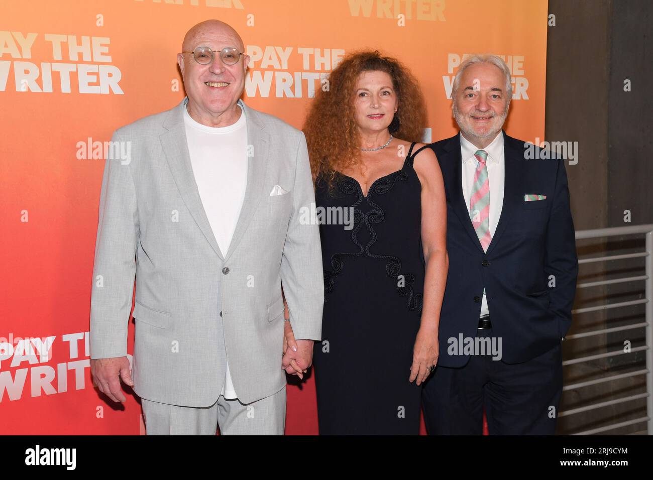 New York, USA. 21st Aug, 2023. Mitchell Maxwell, Tawni O'Dell, and ...