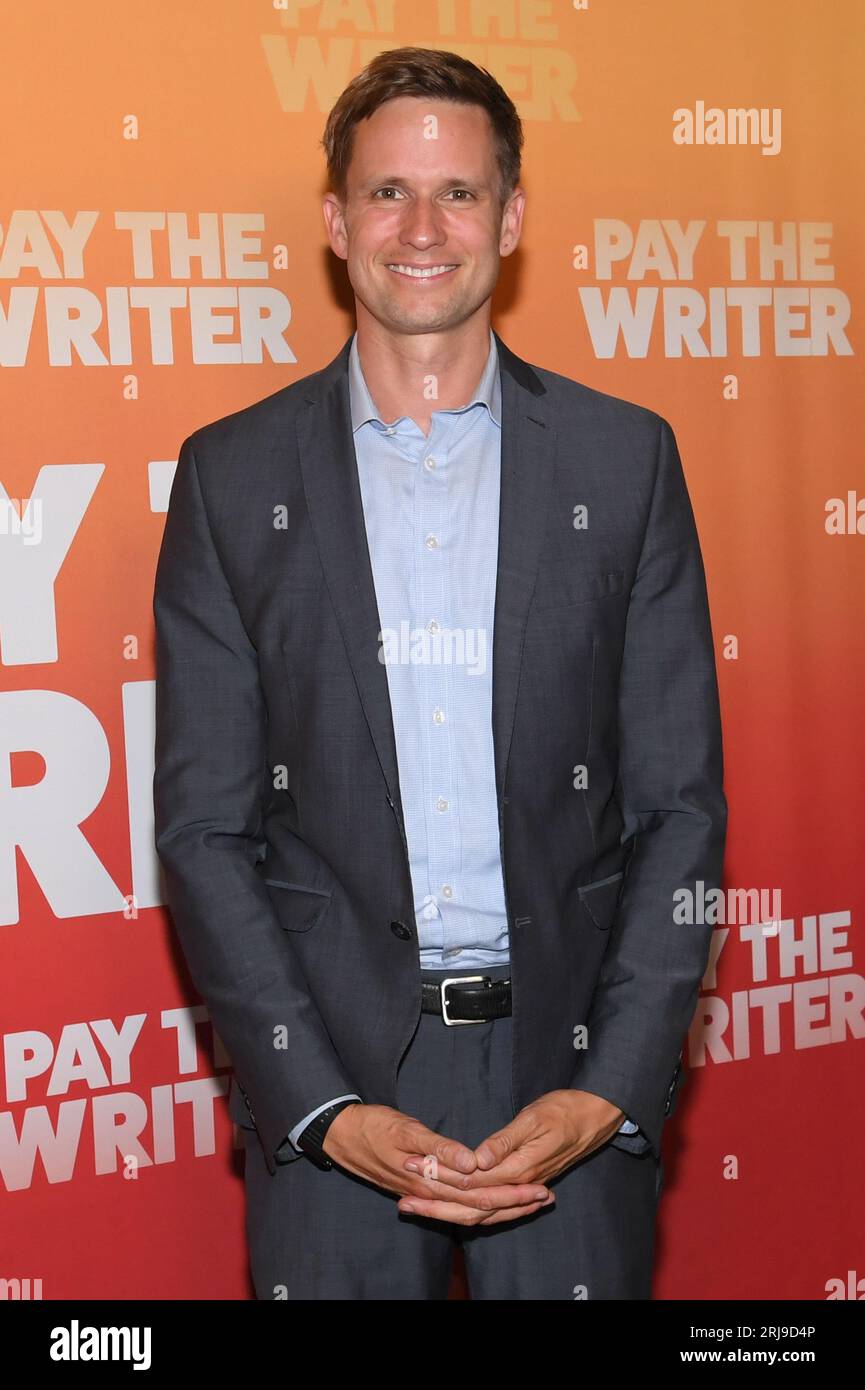 New York, USA. 21st Aug, 2023. Erik Bottcher attending opening night of ...