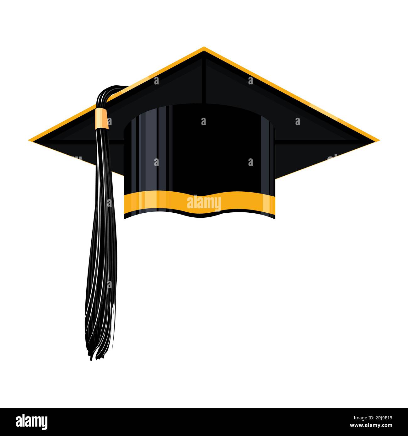 Successsimple graduation cap Cut Out Stock Images & Pictures - Alamy