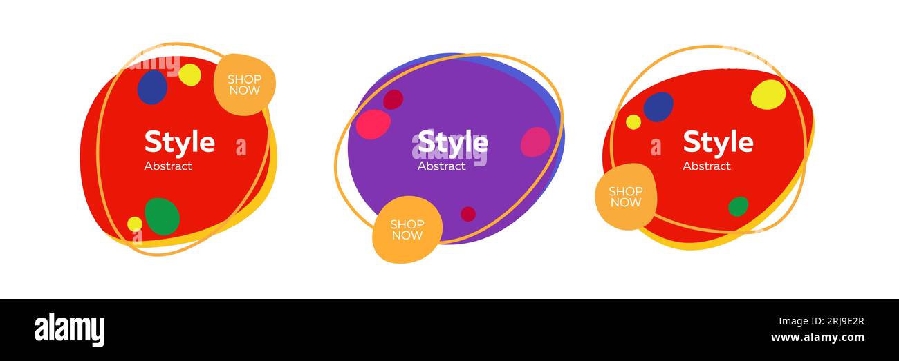 Modern abstract geometric shapes set Stock Vector Image & Art - Alamy