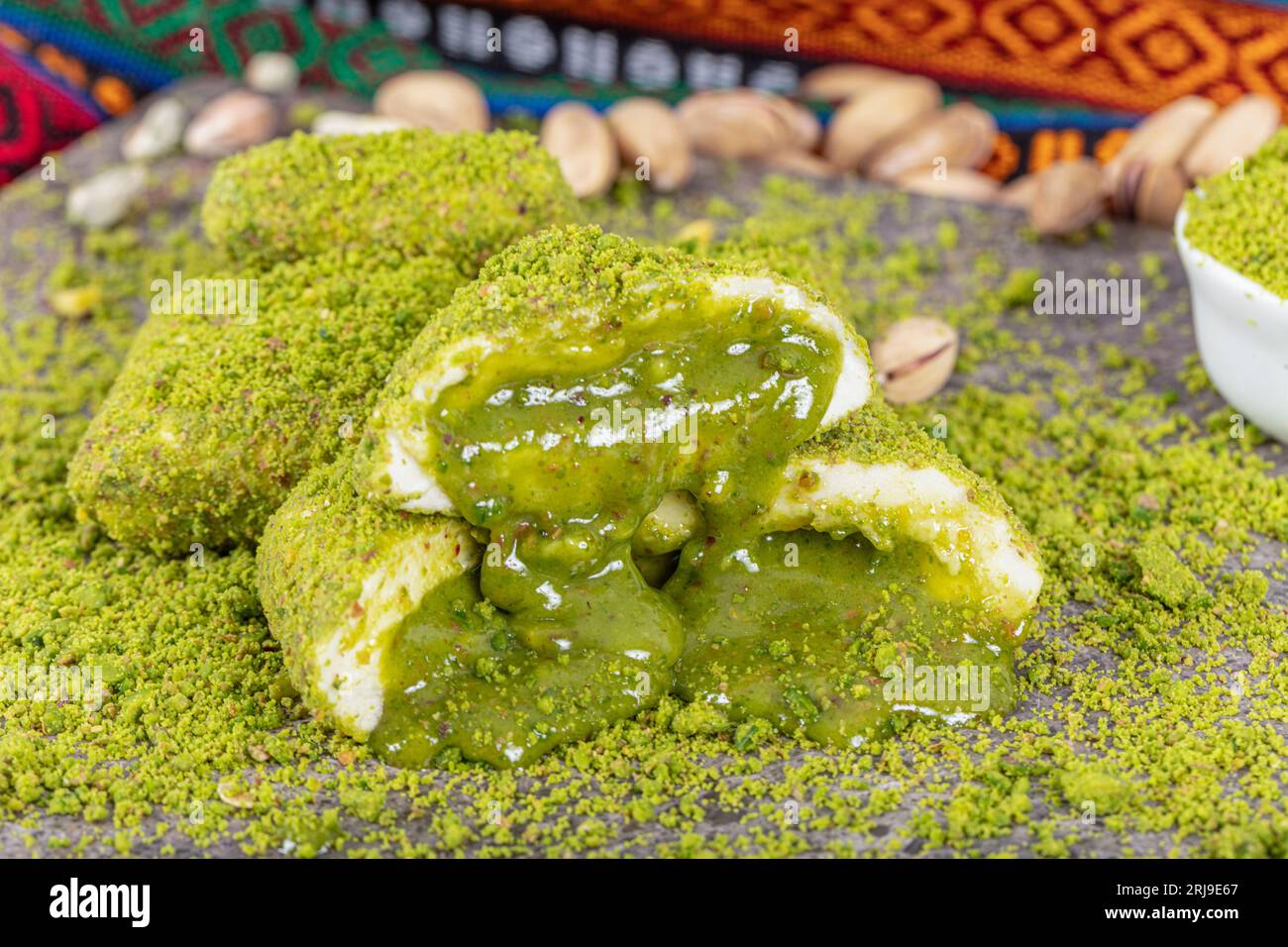 Turkish Delight with Pistachio, Chocolate, Coconut Delicious Turkish ...