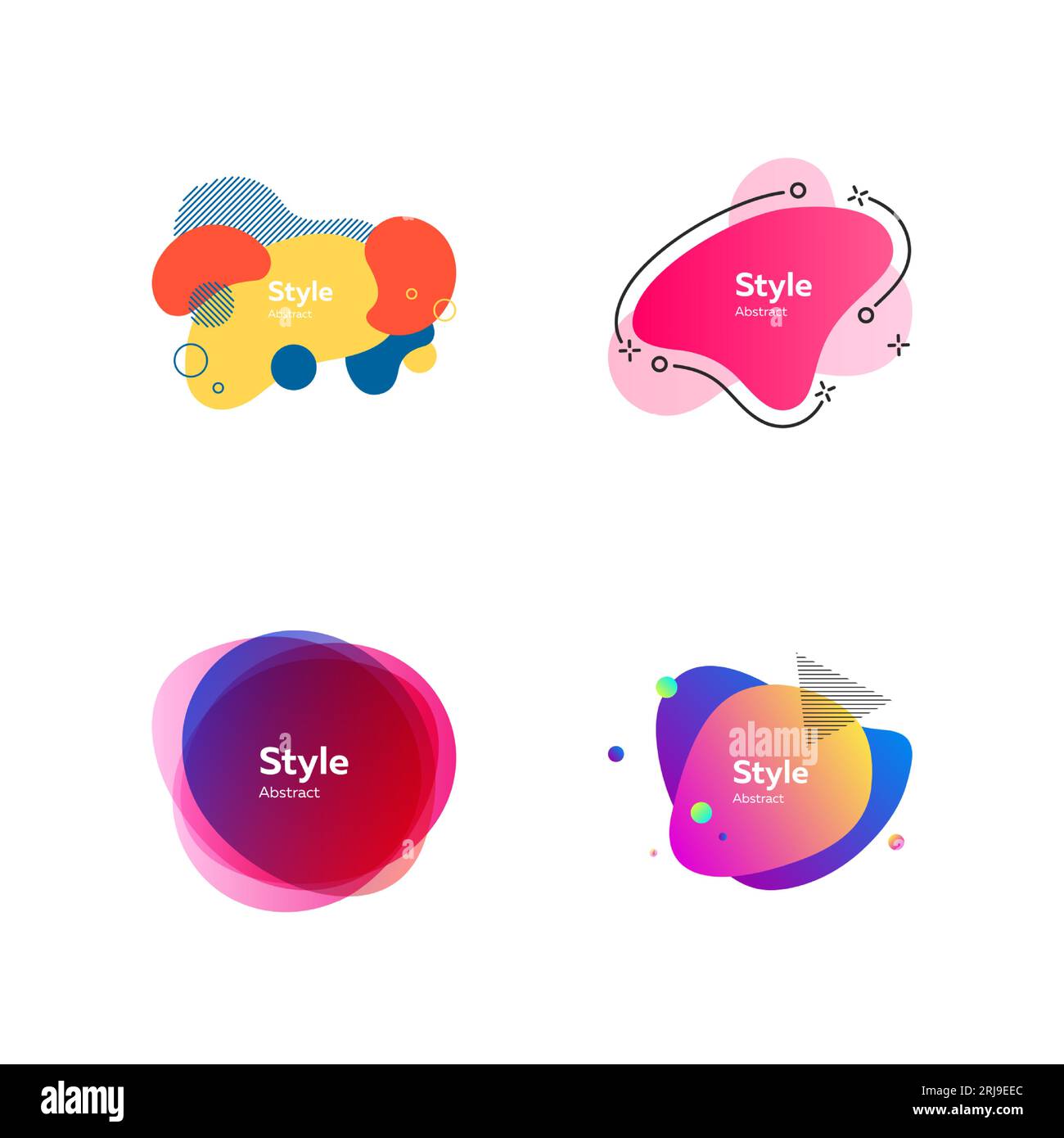 Dynamical colored forms flowing Stock Vector Images - Alamy