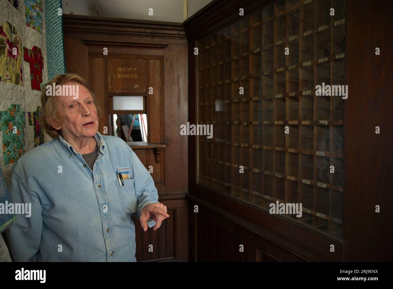 UNITED STATES - 08-21-2023: Postal carrier Rachel Wetherill talks about ...