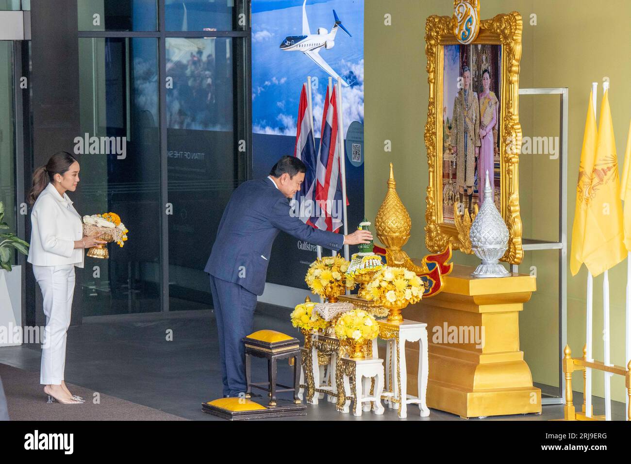 Don Mueng, Bangkok, Thailand. 22nd Aug, 2023. Thaksin Shinawatra, 74 ...