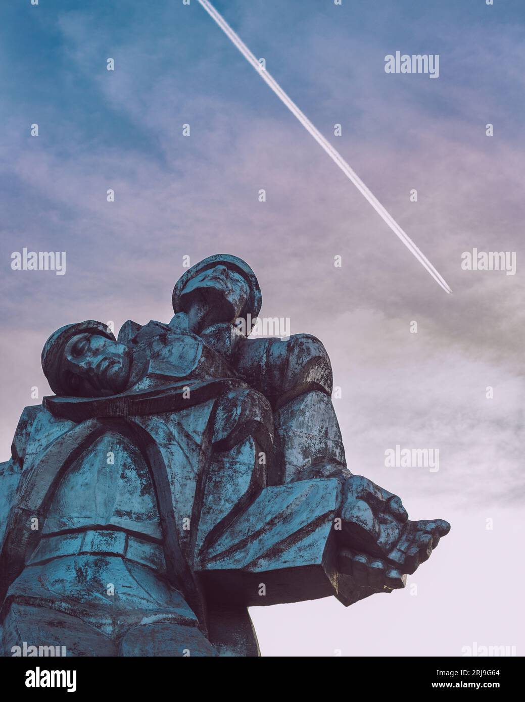 Soviet heritage statue in Dilijan Stock Photo - Alamy