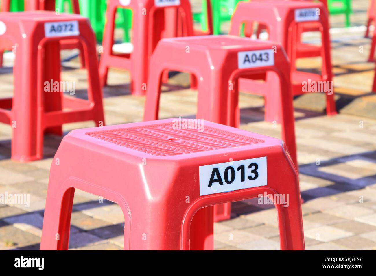 Plastic stools china hi-res stock photography and images - Alamy