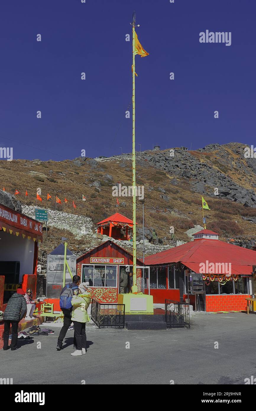 Nathu la pass, Sikkim, India - 15th November 2022: old baba mandir ...