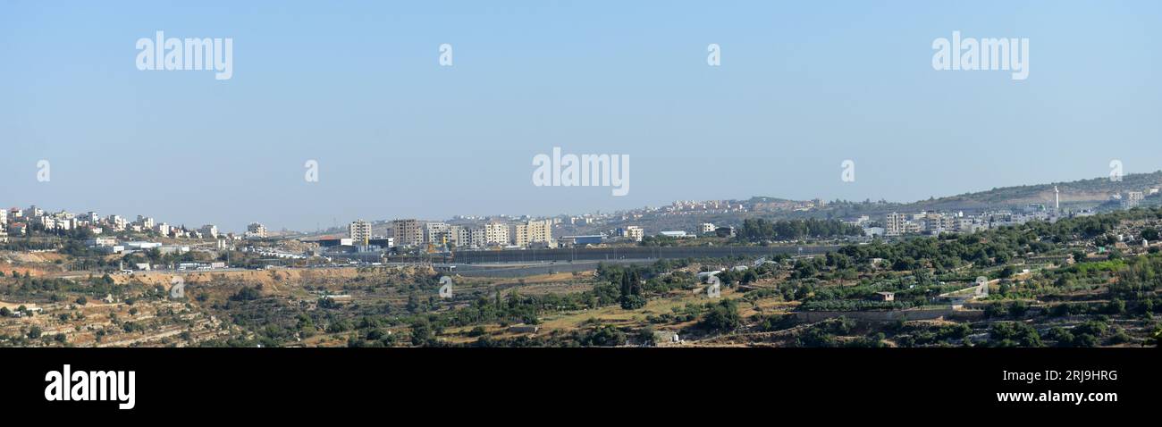 Landscapes of Judea in the Beit Jala region in Palestine Stock Photo ...