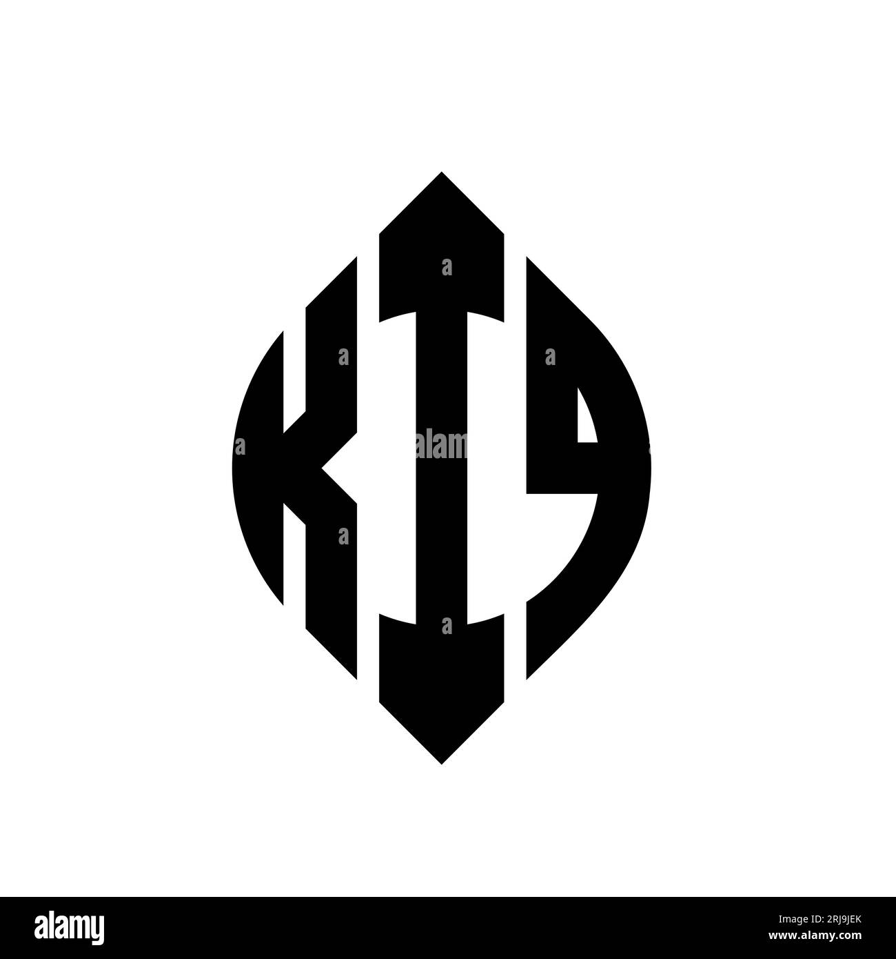 Kiq circle logo Stock Vector Images - Alamy