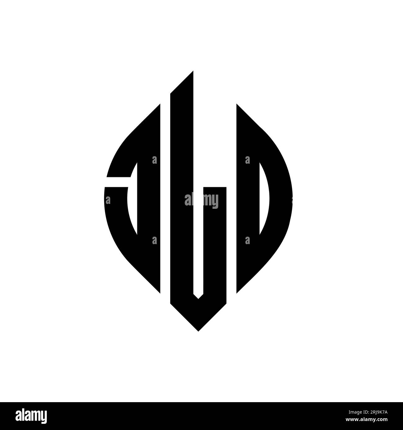 JLO circle letter logo design with circle and ellipse shape. JLO ...