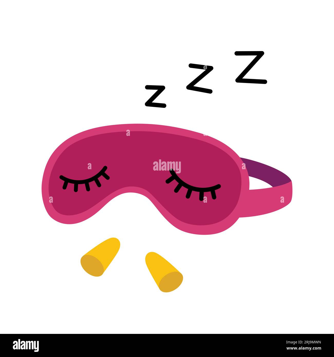 Earplugs yellow Stock Vector Images - Alamy