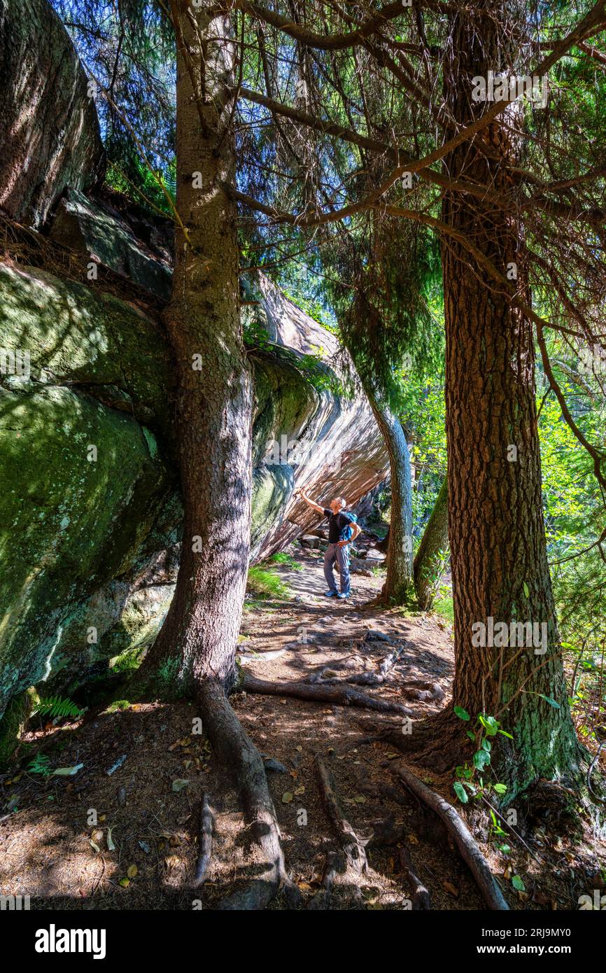 Hiking at Linlo island, Kirkkonummi, Finland Stock Photo - Alamy