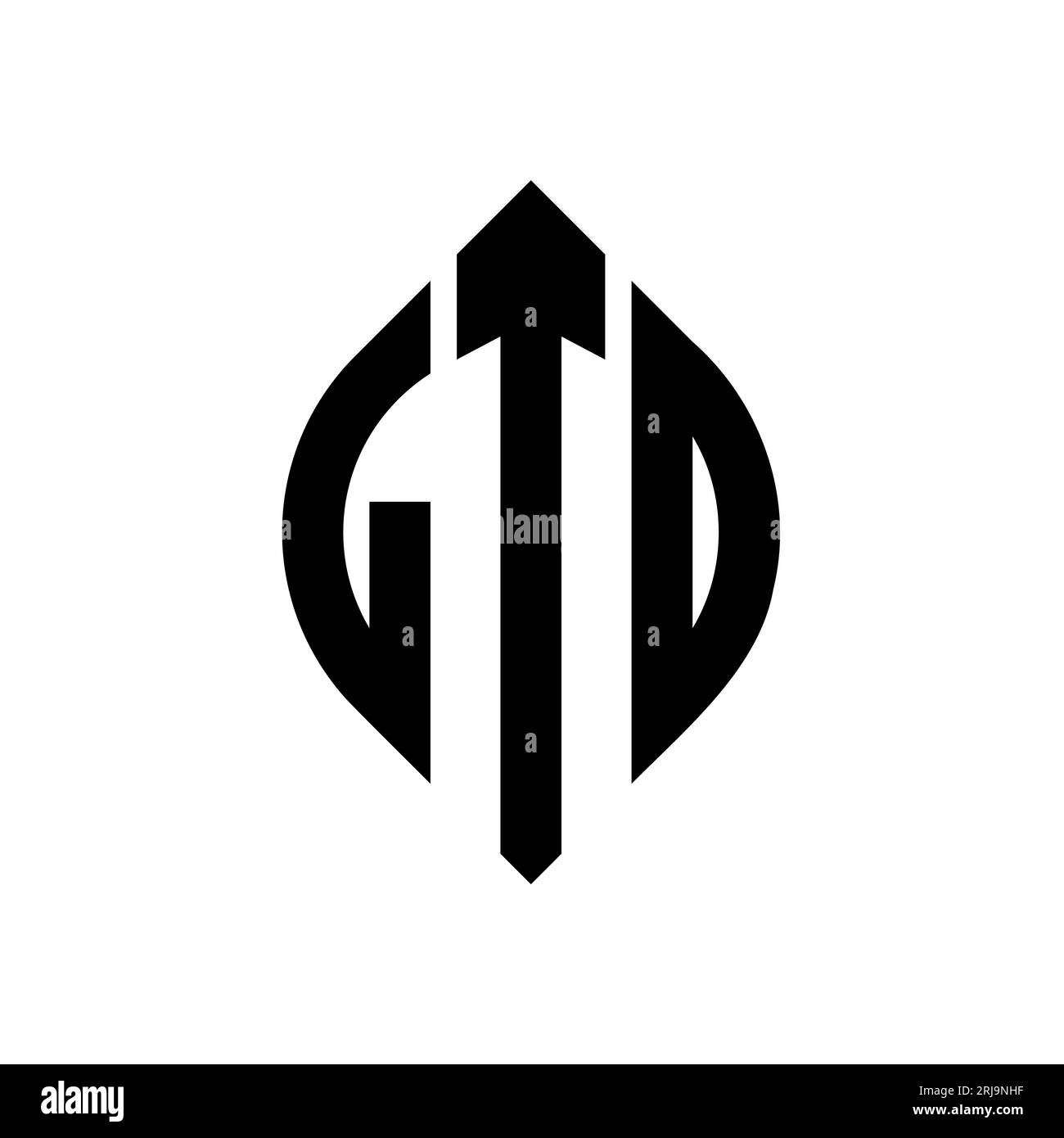 LTO circle letter logo design with circle and ellipse shape. LTO ...