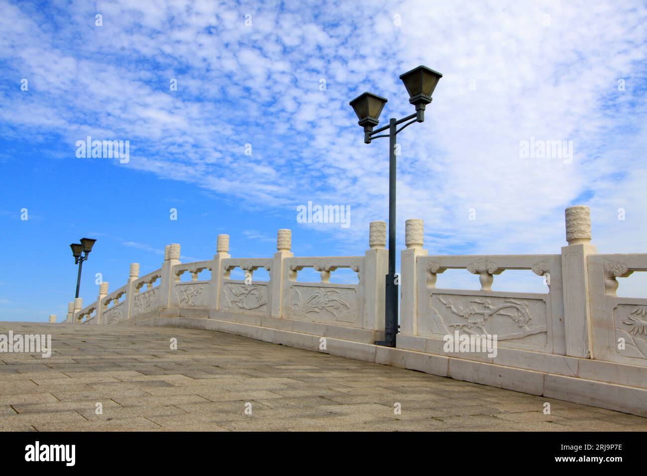 Chinese ancient stone arch bridge, Hebei Province, China Stock Photo ...