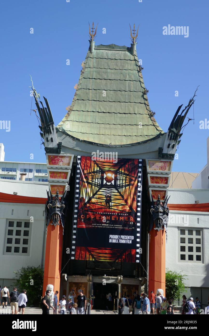 Los Angeles, California, USA 18th August 2023 Christopher Nolan ...