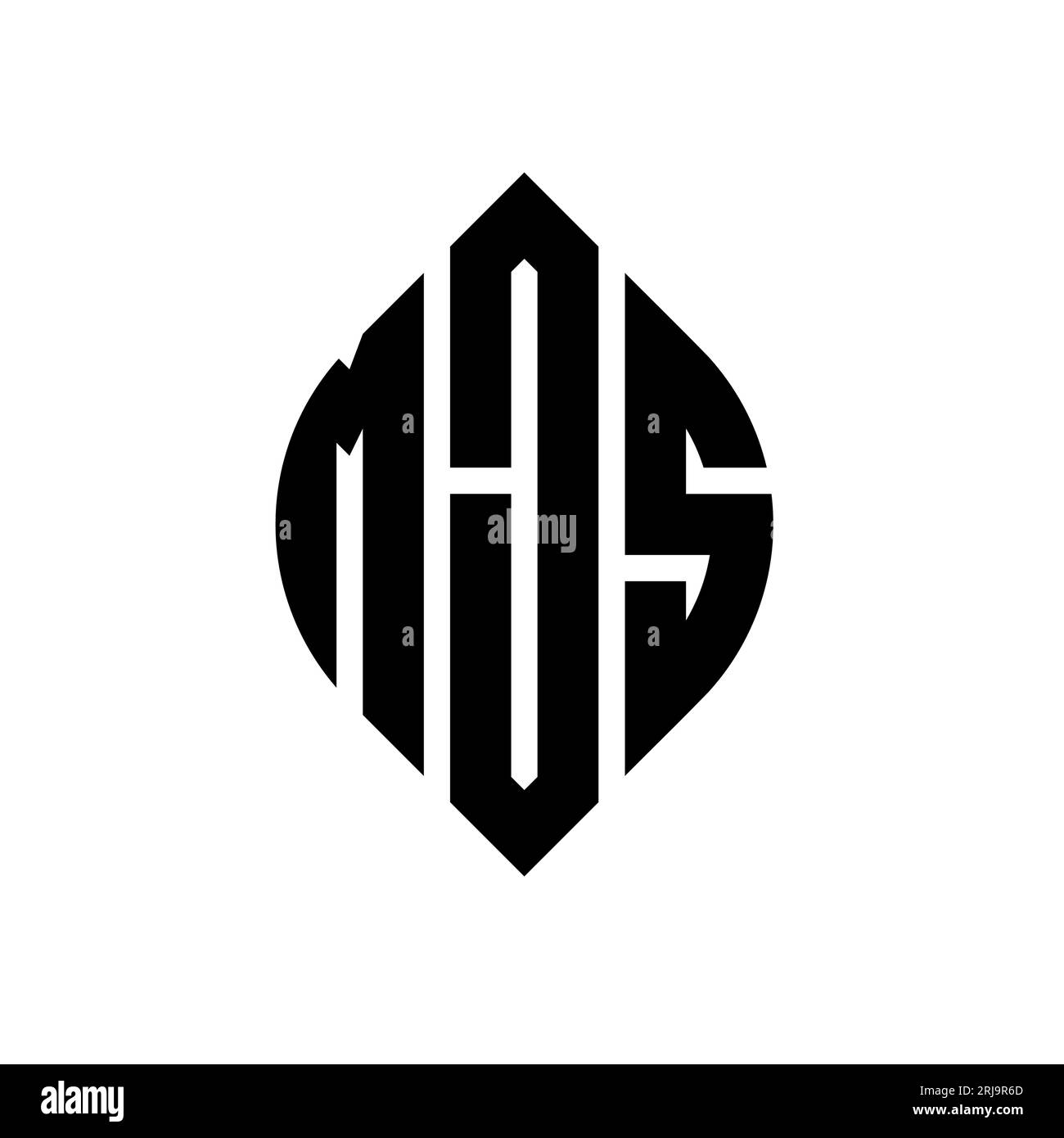 Mjs logo design Black and White Stock Photos & Images - Alamy