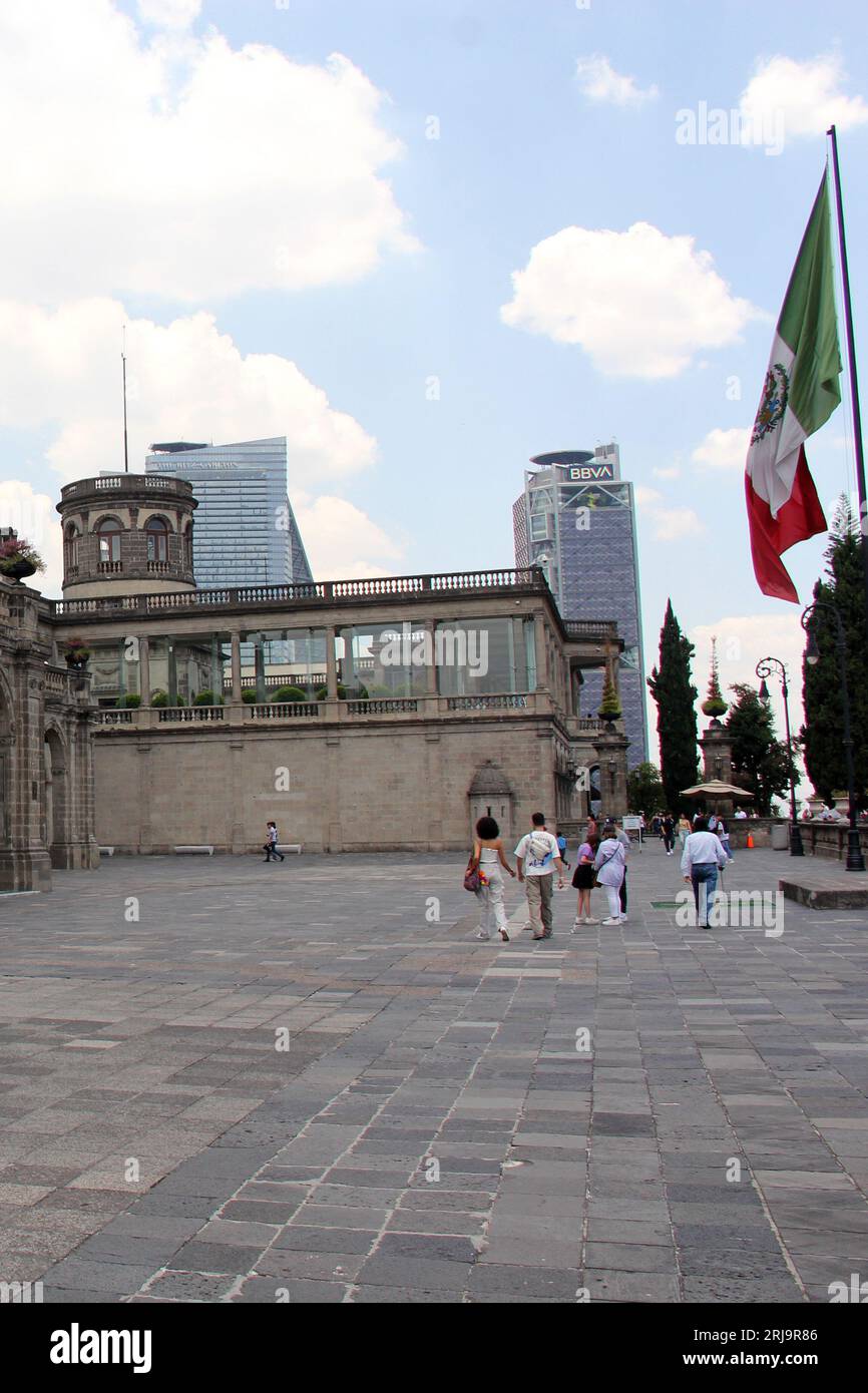 Mexico City, Mexico - August 9, 2023: The National History Museum in Chapultepec Castle has been ...