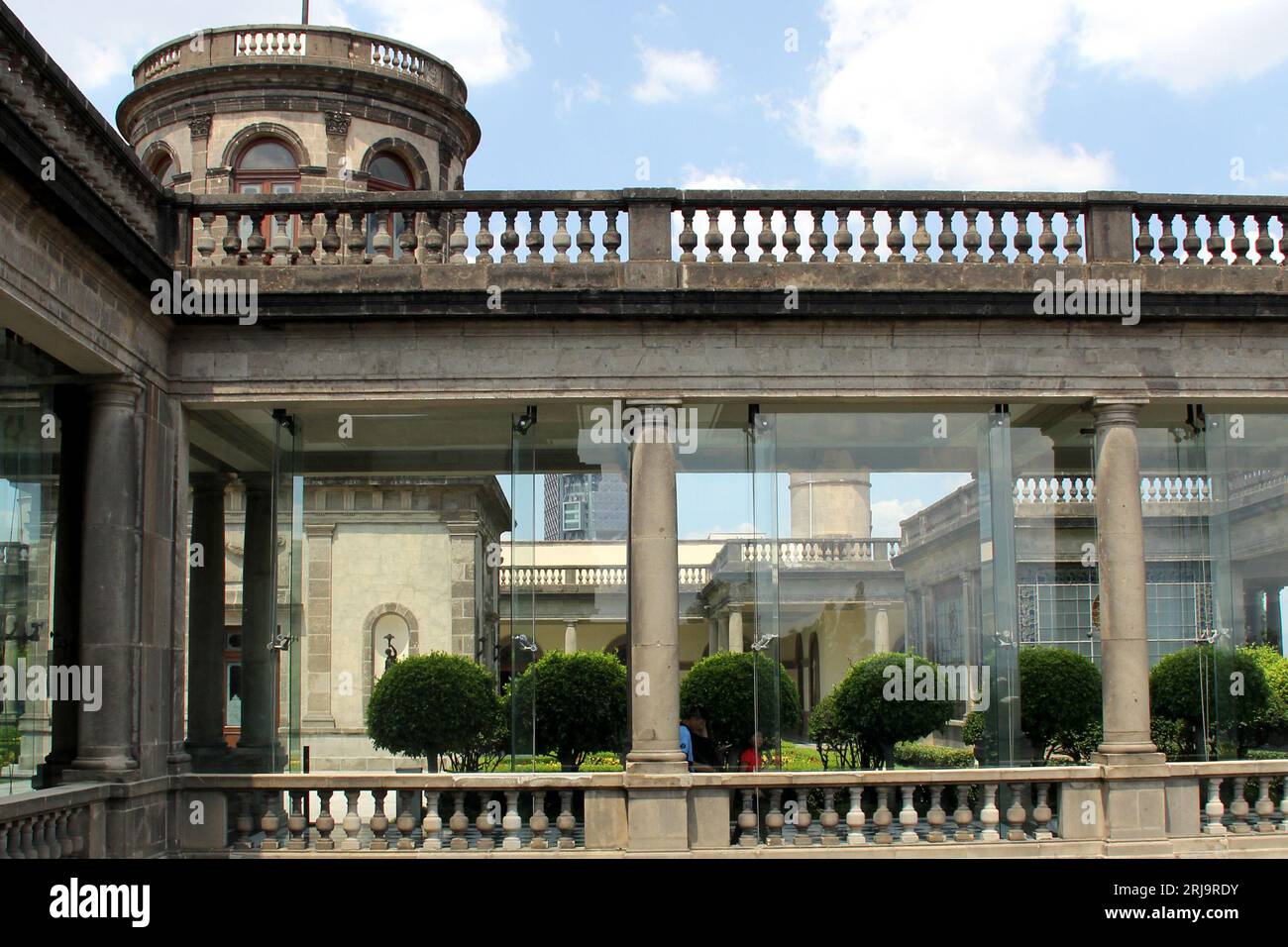 Mexico City, Mexico - August 9, 2023: The National History Museum in Chapultepec Castle has been ...