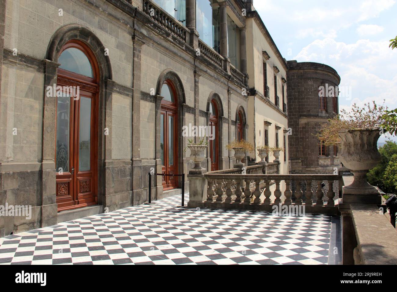 Mexico City, Mexico - August 9, 2023: The National History Museum in Chapultepec Castle has been ...