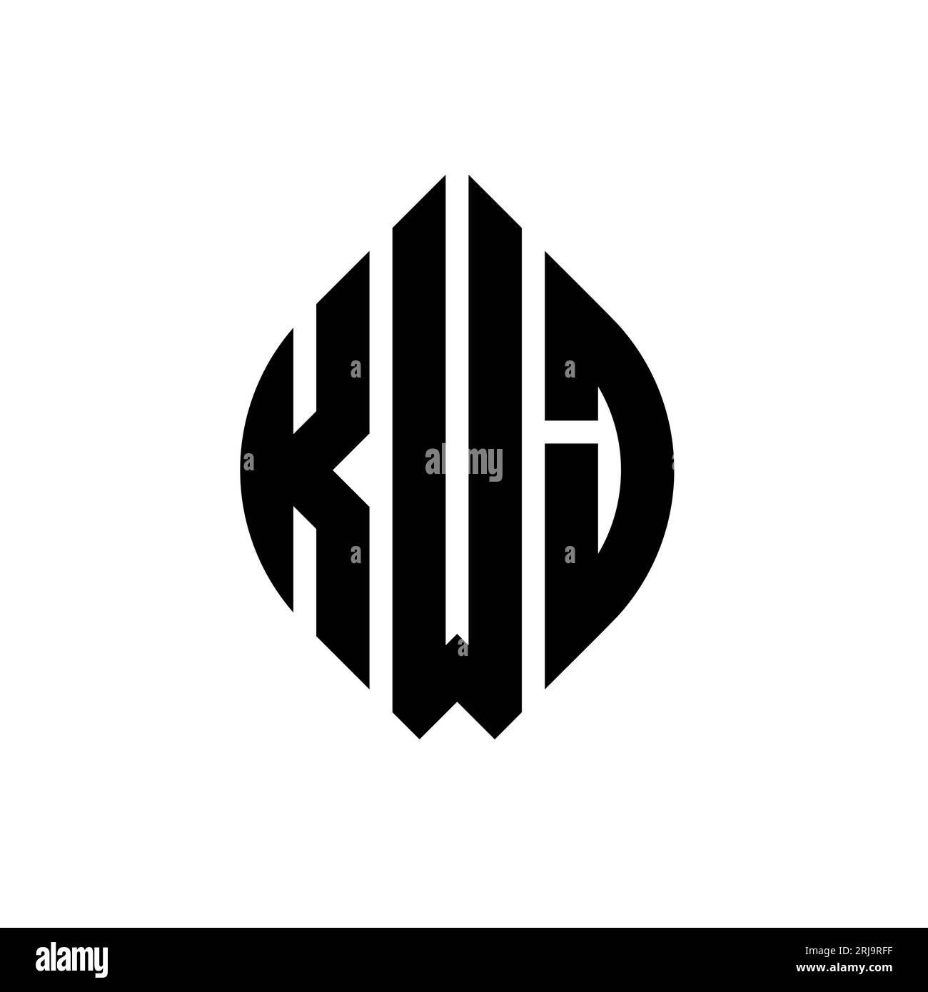 Kwj circle logo hi-res stock photography and images - Alamy