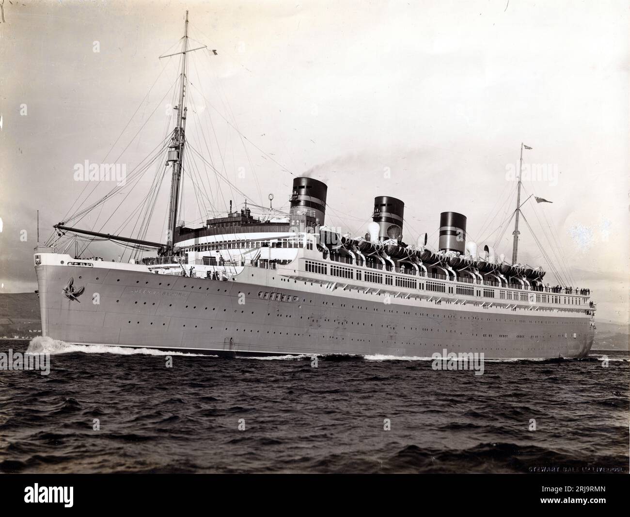 Queen of Bermuda 1953 Stock Photo - Alamy